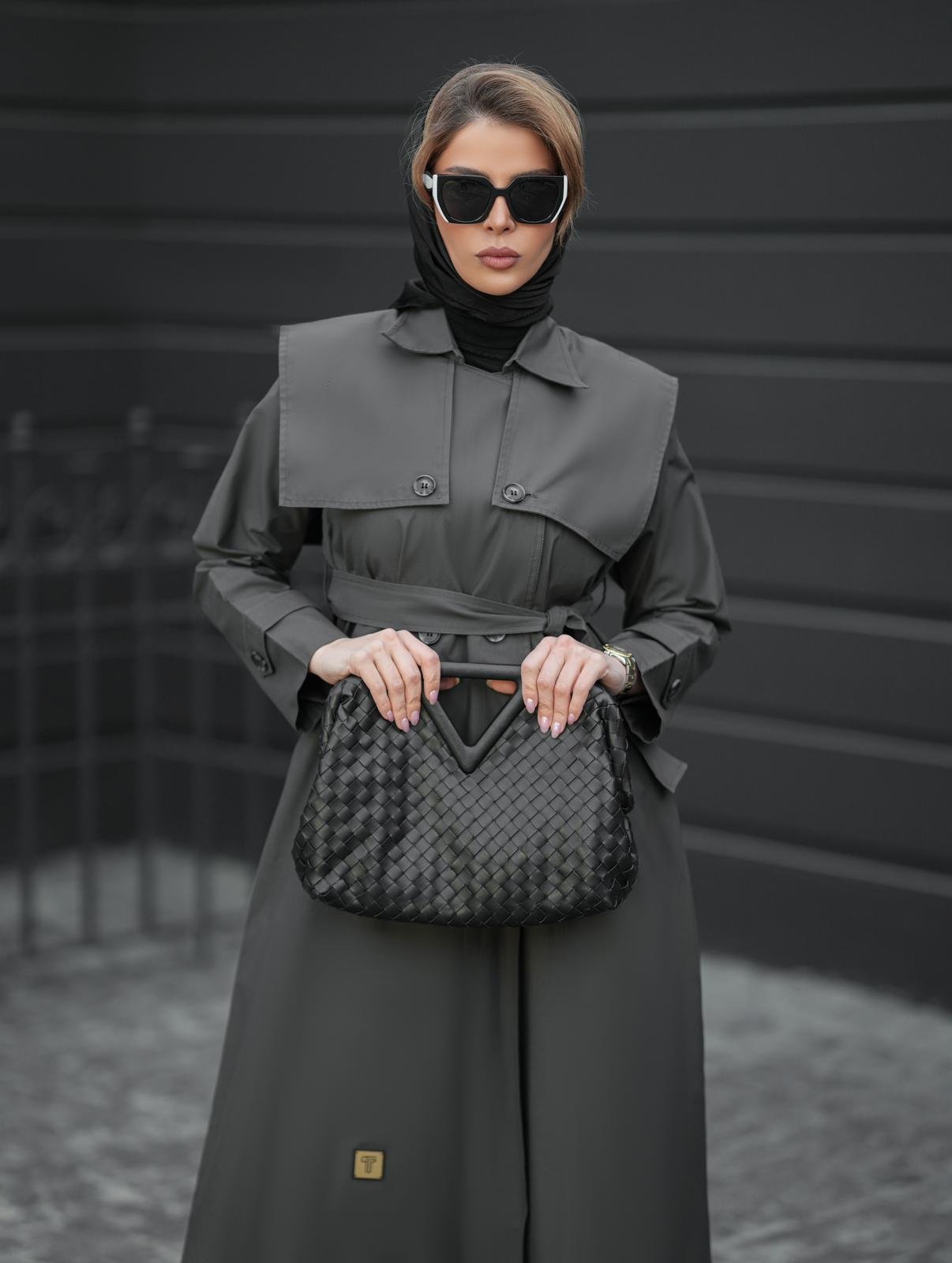 ترانشكوت مكس مارا رمادي – TALEEN COLLECTION